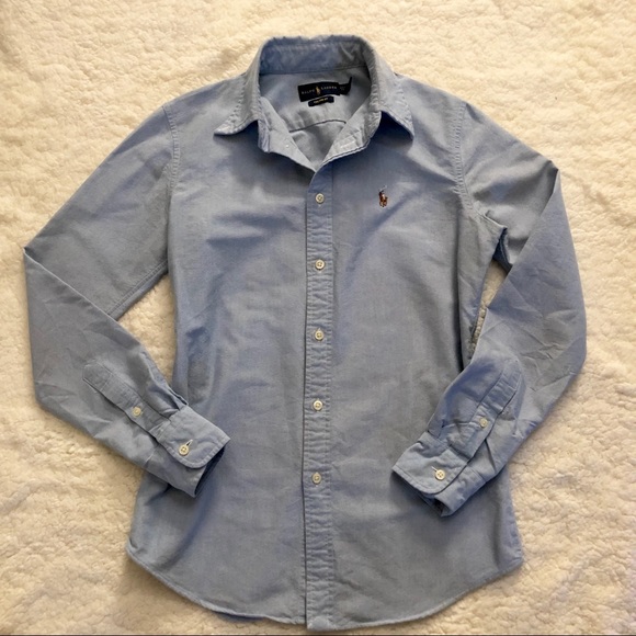 Polo Ralph Lauren | Tops | Blue Polo Long Sleeve Shirt Xs | Poshmark